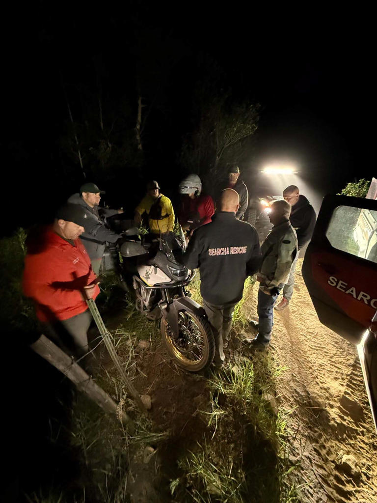 Motorcycle accident at Strawberry Ridge prompts search and rescue response