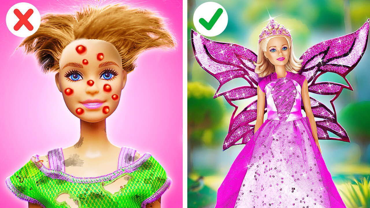 Doll makeover magic: From drab to fab with simple hacks!