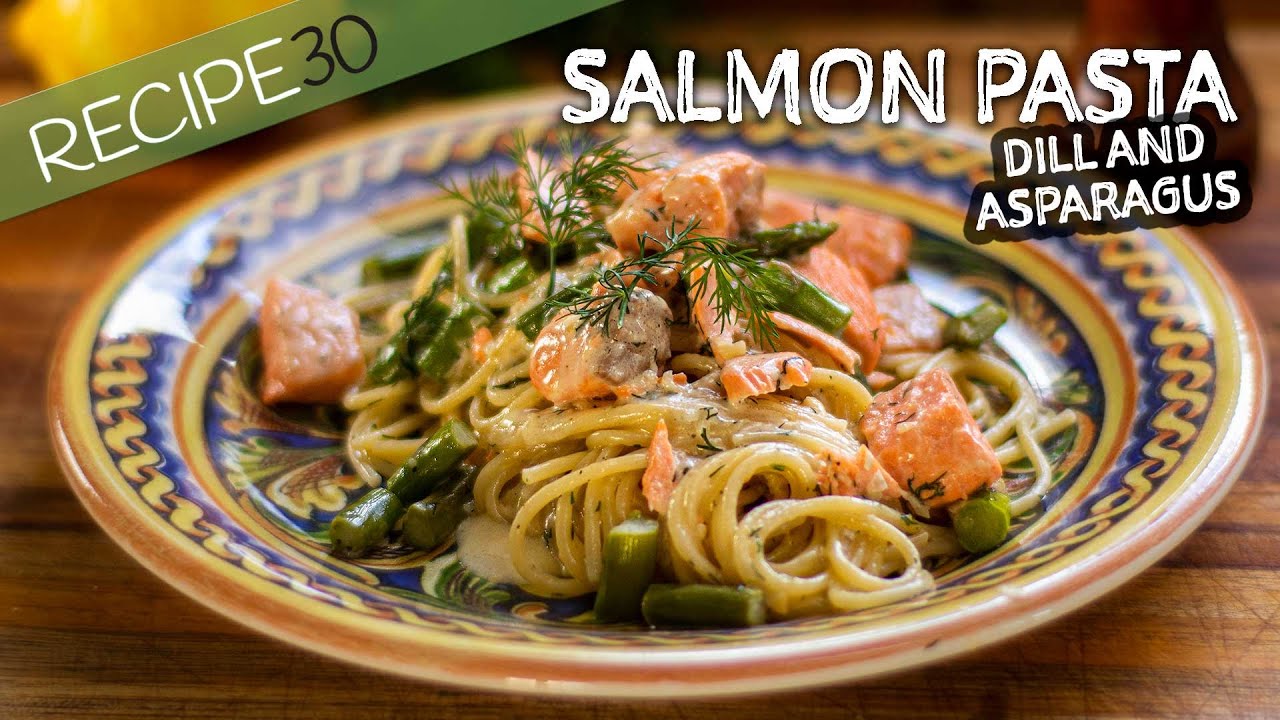 Creamy salmon spaghetti with a twist!