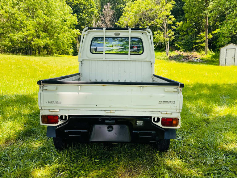 Subaru’s cheapest kei truck does everything a Silverado won’t