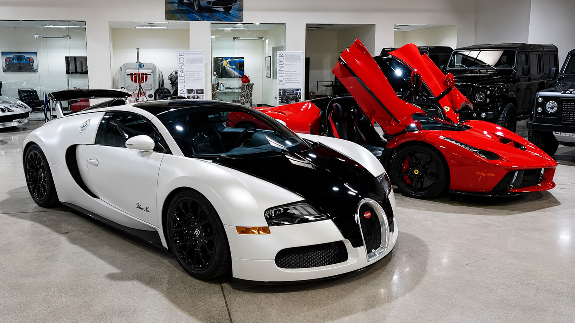 A first look at a $5 million Bugatti and LaFerrari