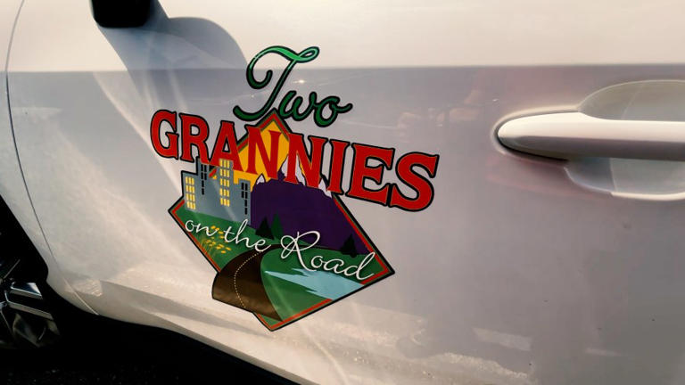 Two grannies on the road: Duo on mission to visit every city, town in ...
