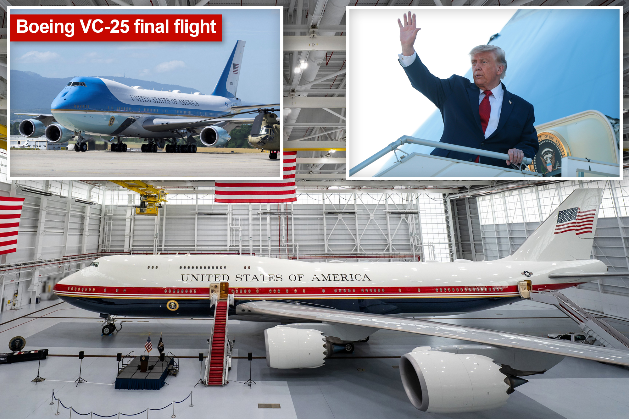 Trump shows off new Air Force One, thanks Qatar for handing over 'world ...