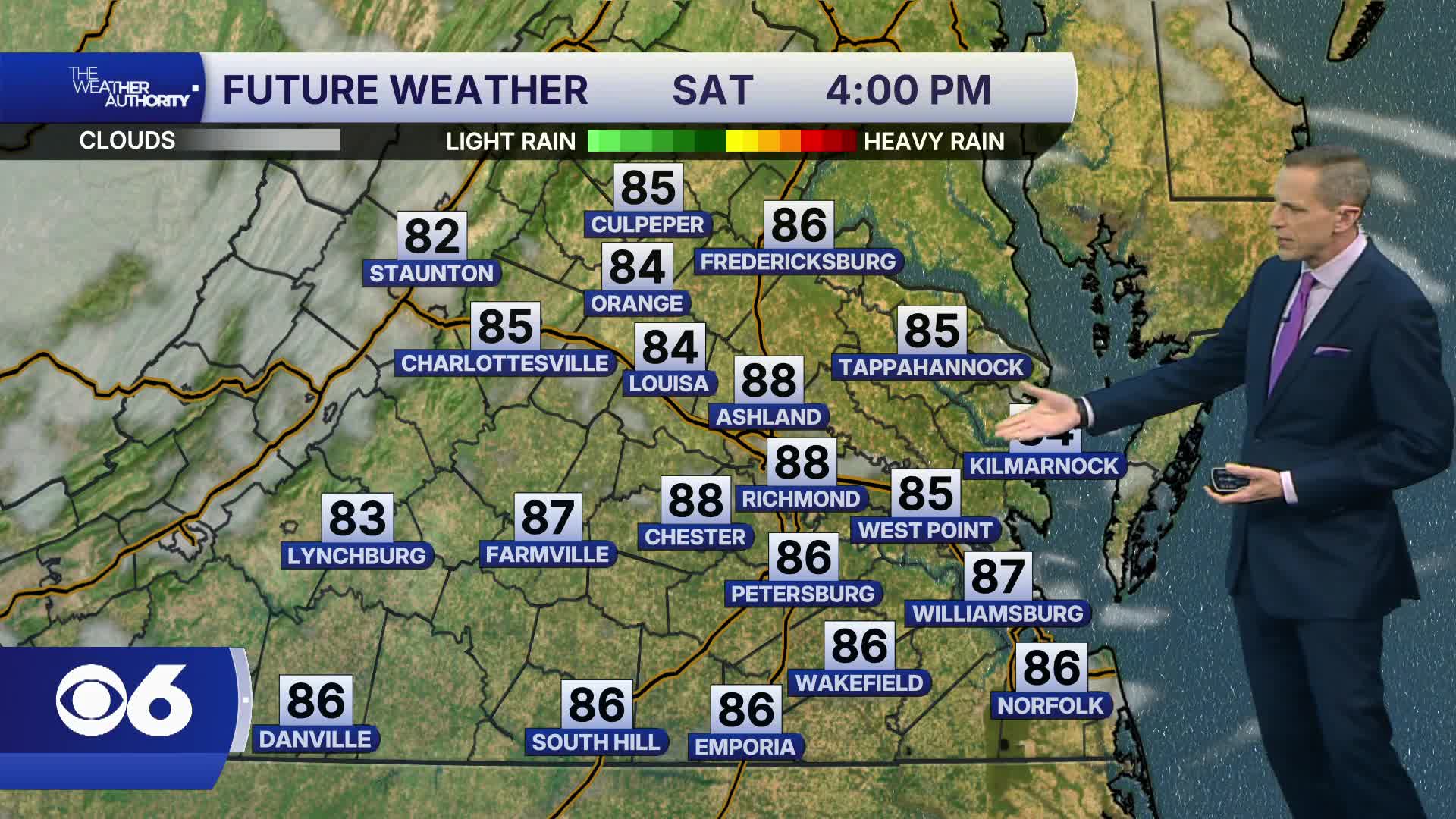 A warm weekend ahead