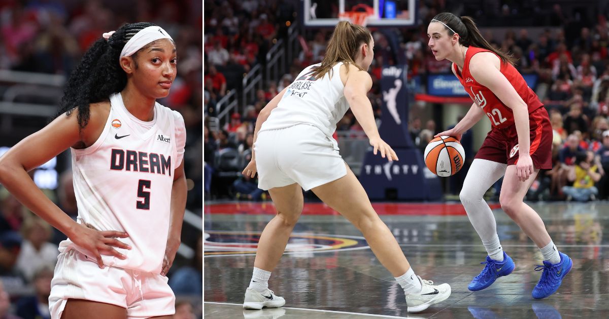 Watch: Angel Reese shoves Caitlin Clark, then mocks her as long-running ...