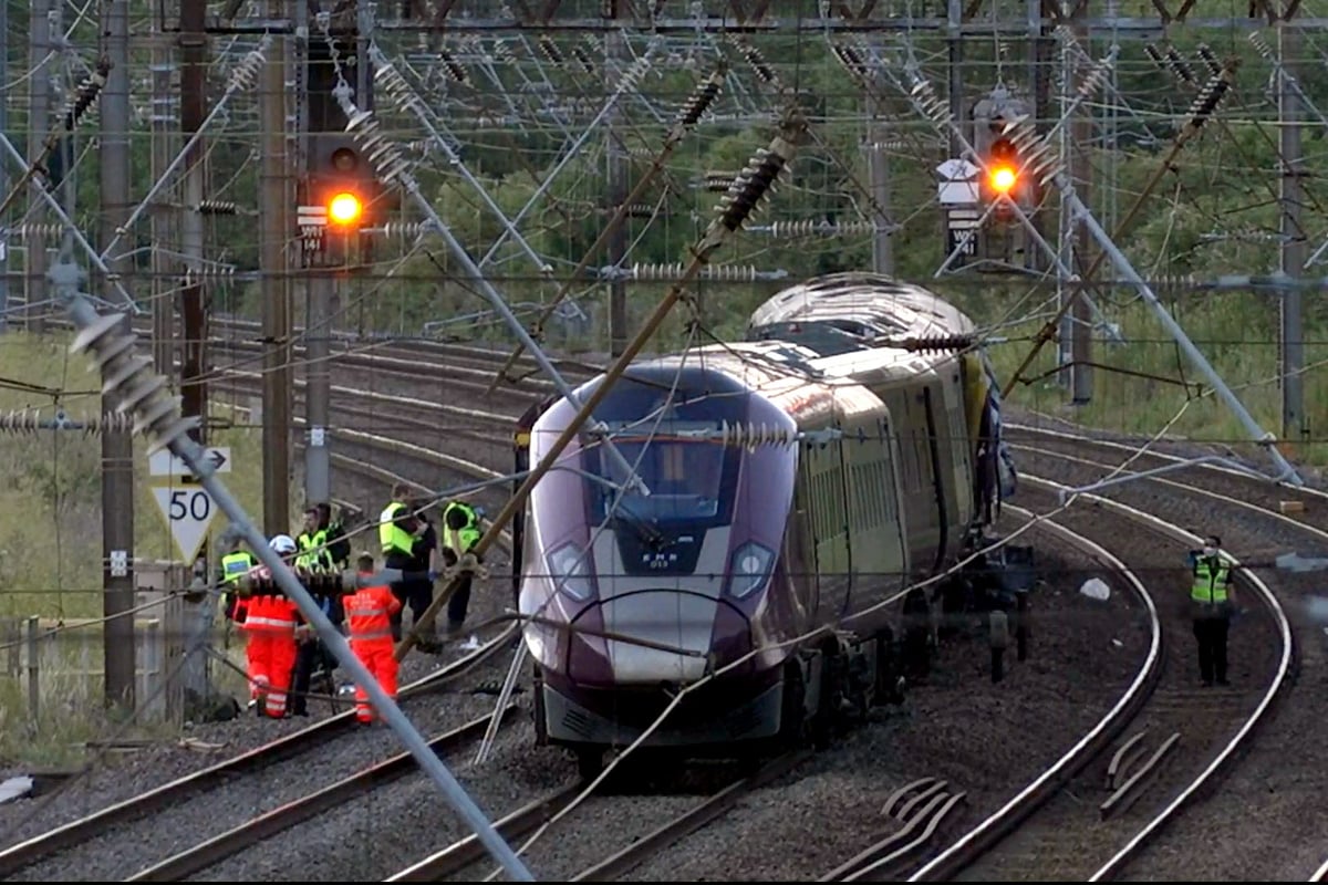 Nine people fight for life after train crash that killed driver