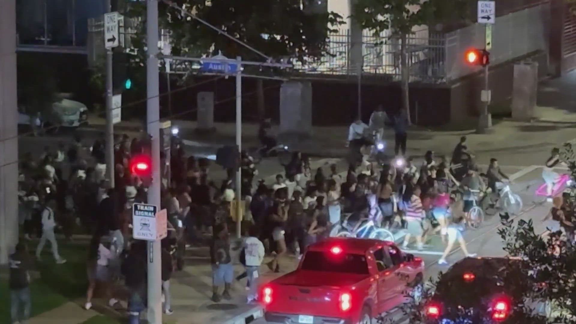 Discovery Green to close early one week after teen takeover