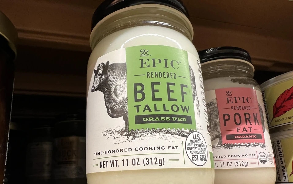 Beef tallow is back in style for cooks