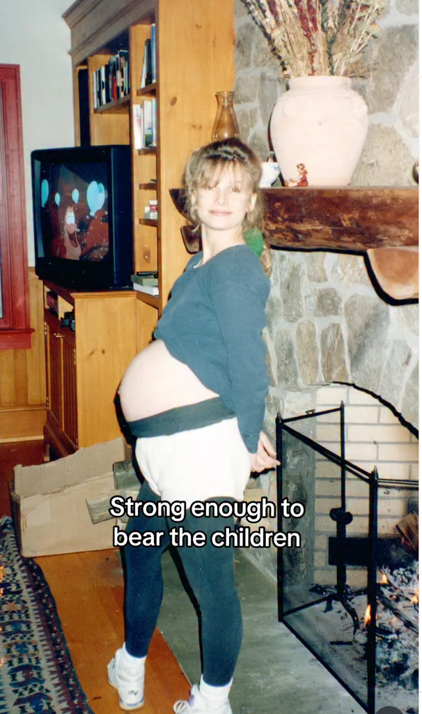 'Strong' Kyra Sedgwick shares baby bump photo in nostalgic and powerful ...
