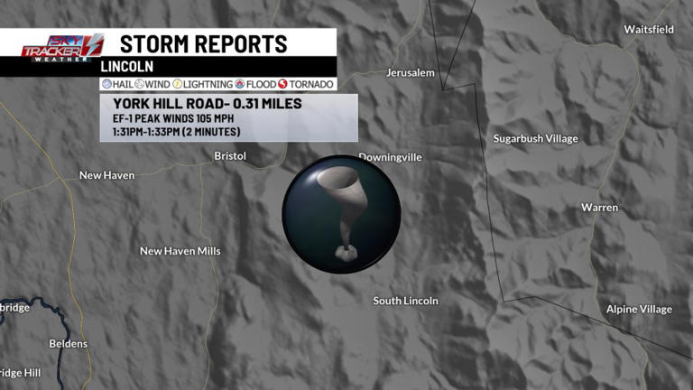 NWS Burlington confirms two tornadoes touched down Thursday