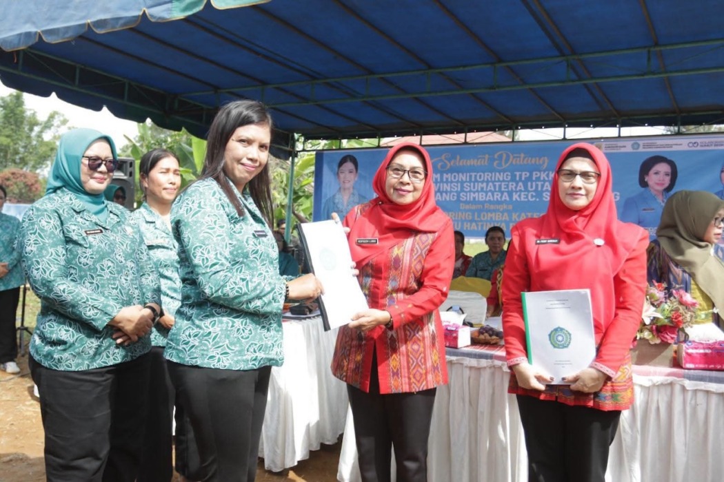 TP PKK Sumut monitoring Dairi, lima desa binaan disiapkan jadi percontohan