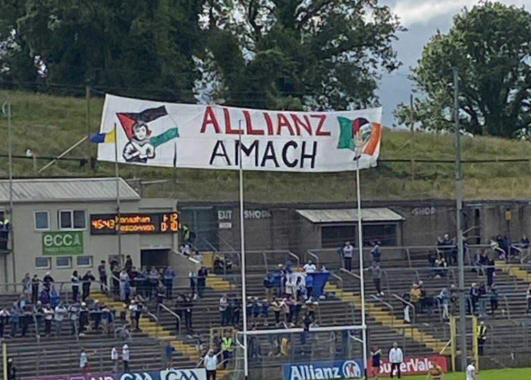 Monaghan County Council in conflict with anti Allianz protestors at Clones