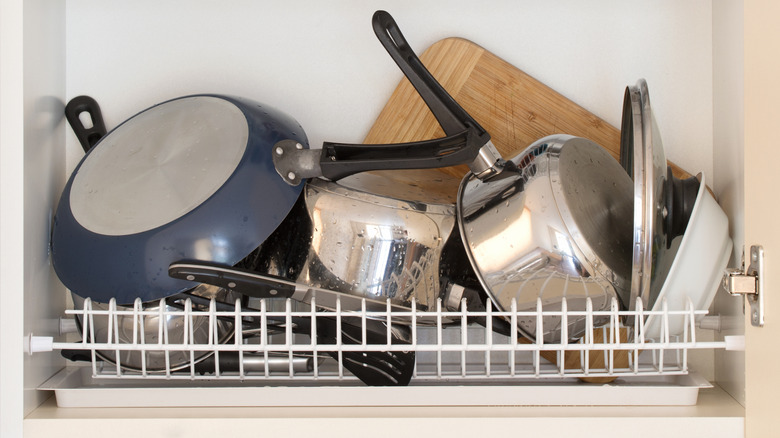 The pots and pans organization hack that only requires one Dollar Tree ...