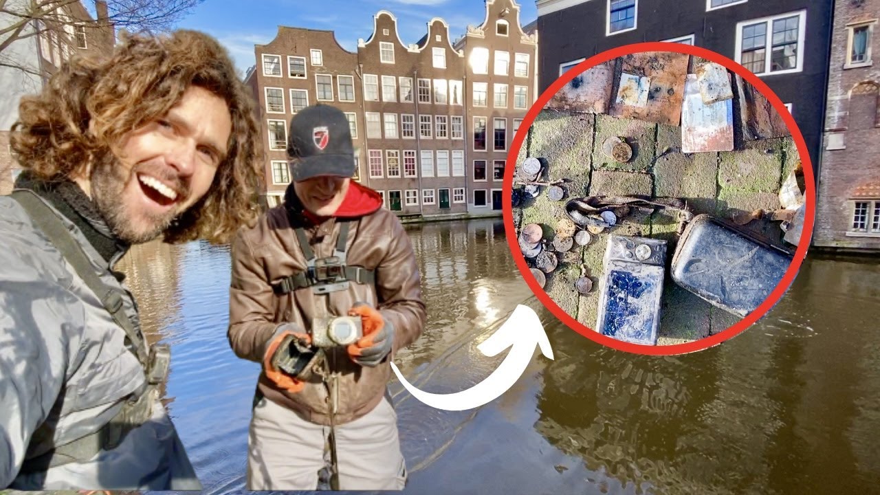 Missing for 20 years! Passport and wallet found magnet fishing in Amsterdam