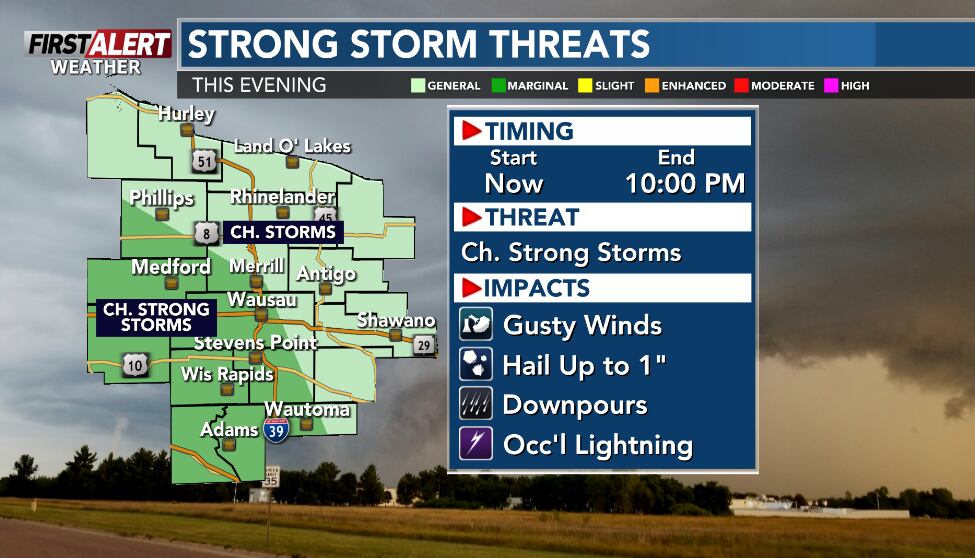 First alert for Friday evening storms, some sun for Father’s Day weekend