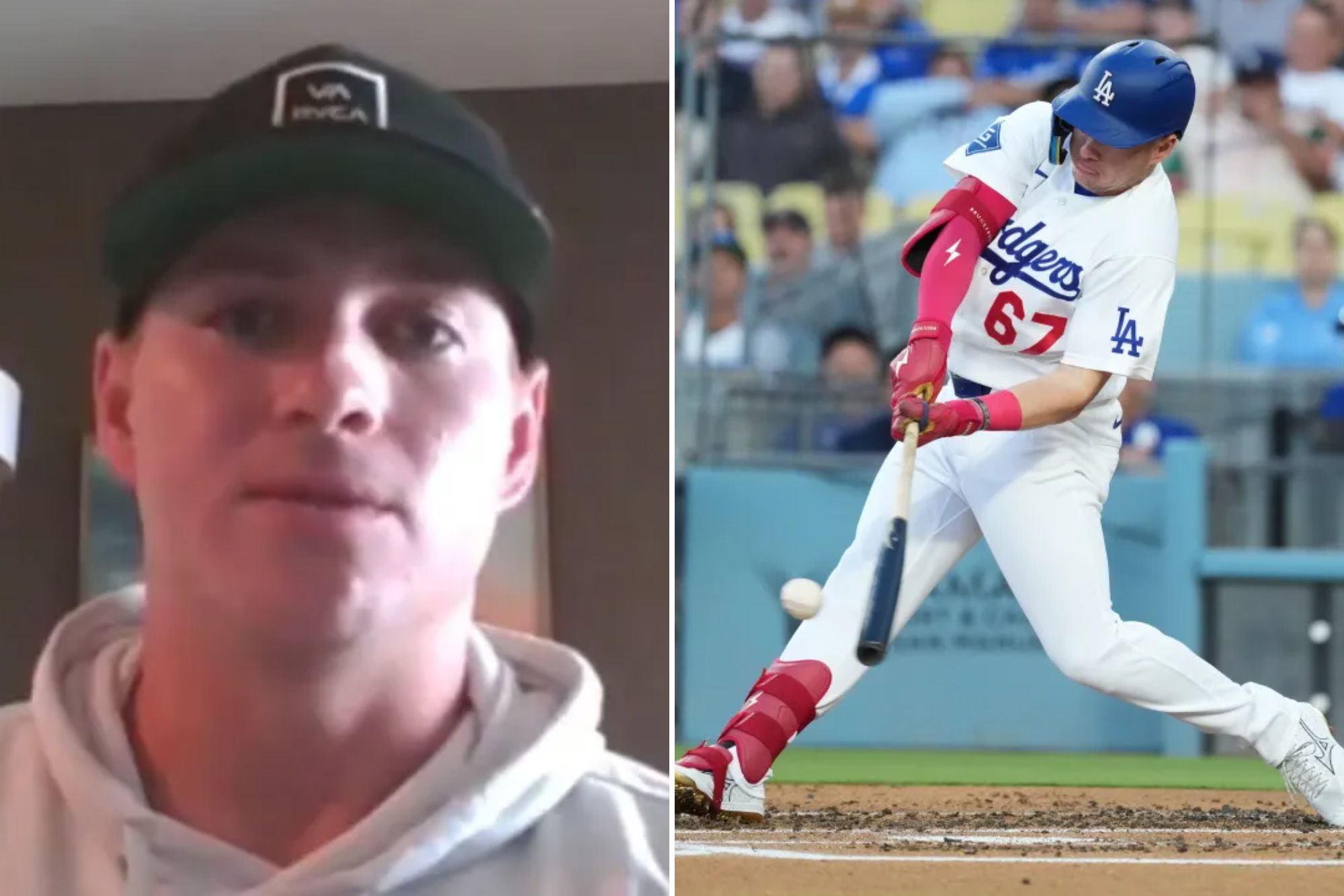 Ryan Ward details his pregame regiment with Dodgers third base coach ...