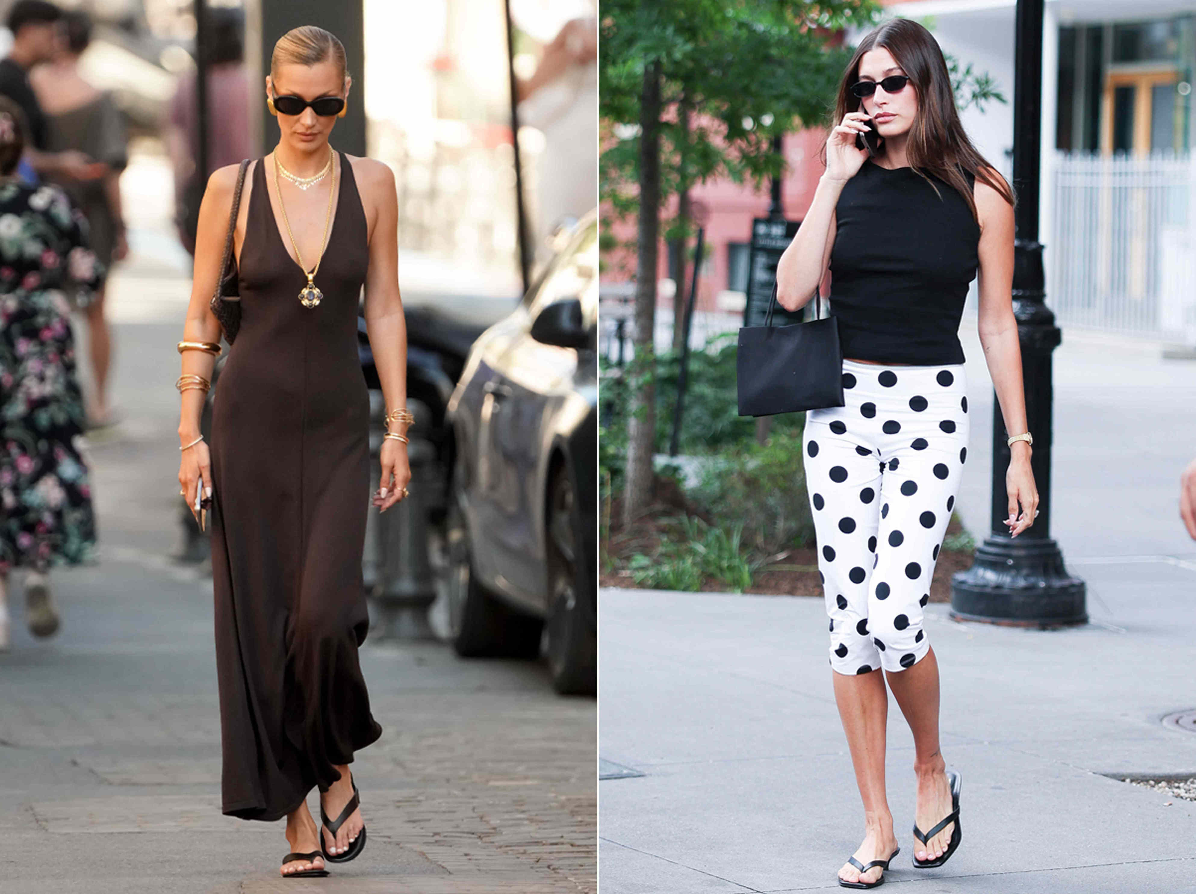 Bella Hadid and Hailey Bieber can’t stop wearing summer’s timeless it ...