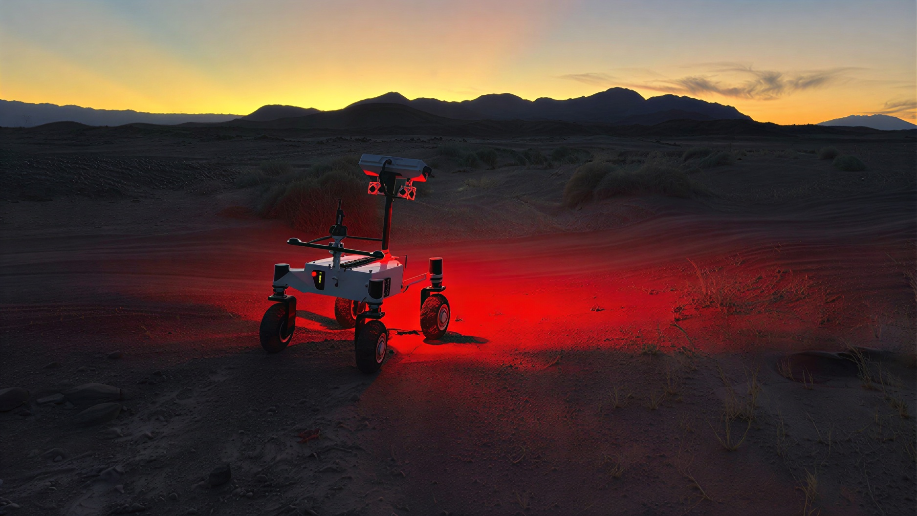 NASA's ERNEST rover drove 16 miles alone in the desert