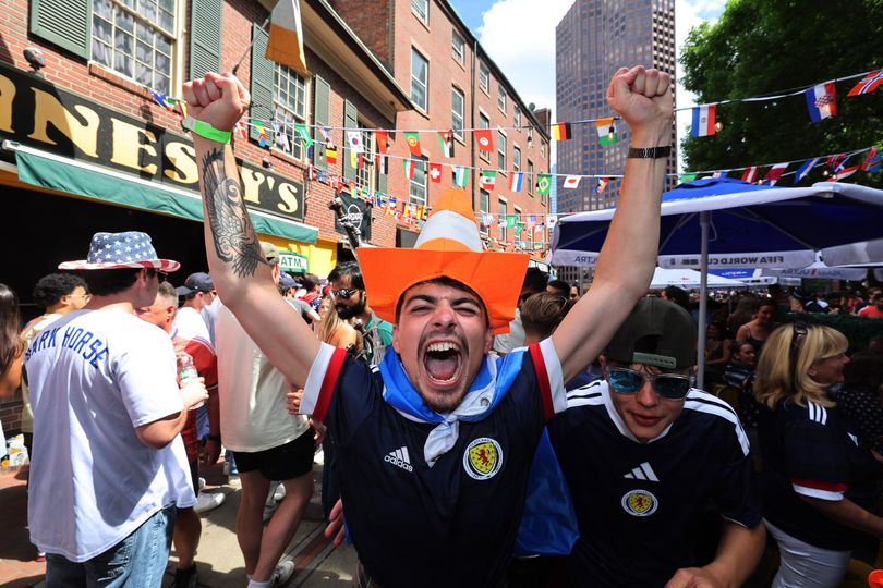 Inside Tartan Army party with USA fans in Boston ahead of Morocco match