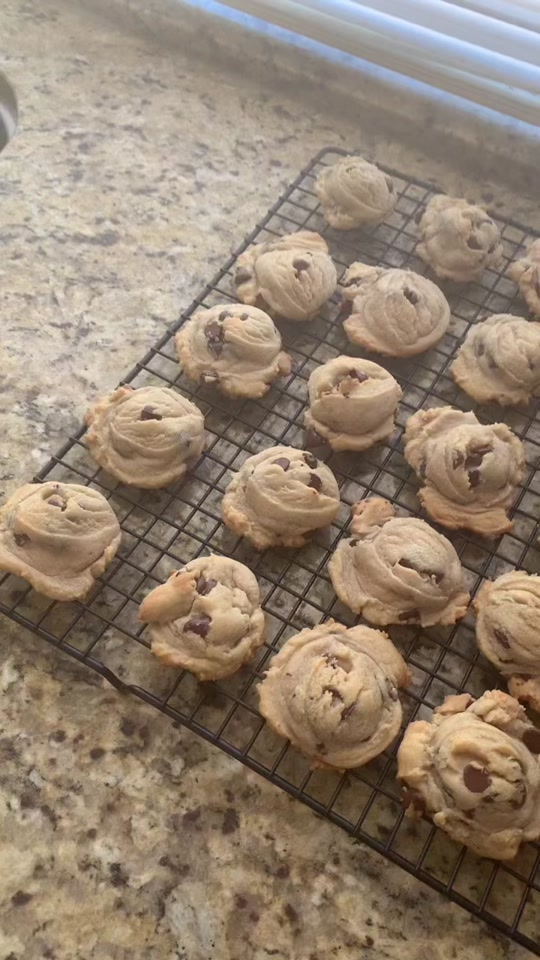 Baking homemade birthday cookies for my stepson