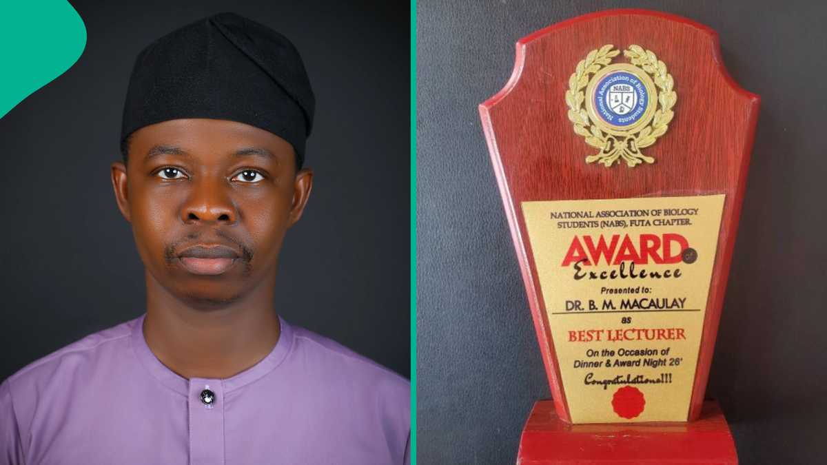 Joy as FUTA lecturer wins 'best lecturer' award for 3 rd time in row ...