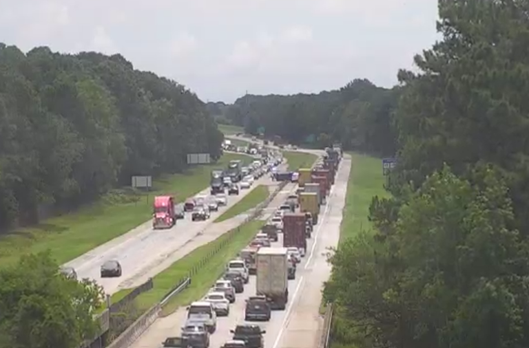 Overturned vehicle on Interstate 526 E past Wando Bridge slows traffic
