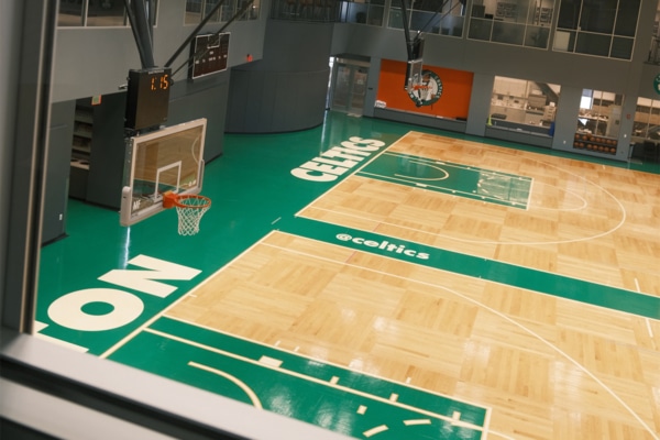 Inside the Boston Celtics practice facility at New Balance world ...