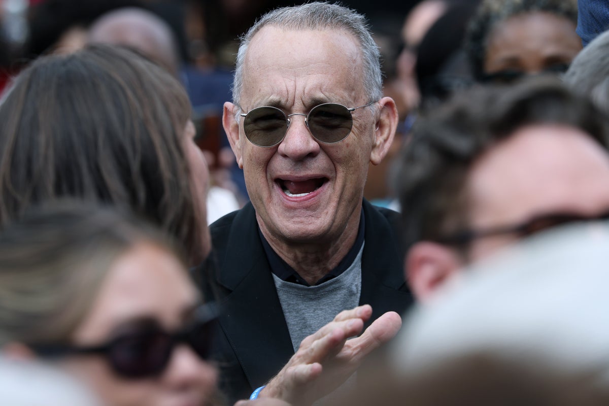 Tom Hanks takes savage swipe at MS Now ratings during live interview