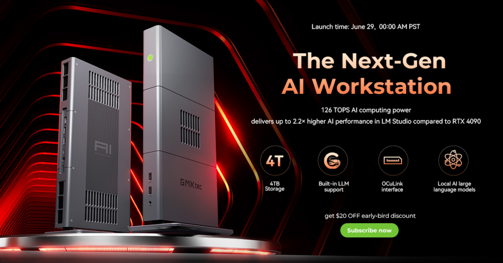 GMKTEC teases Evo-X3 mini PC with Ryzen AI Max+ 395 & OCuLink ...