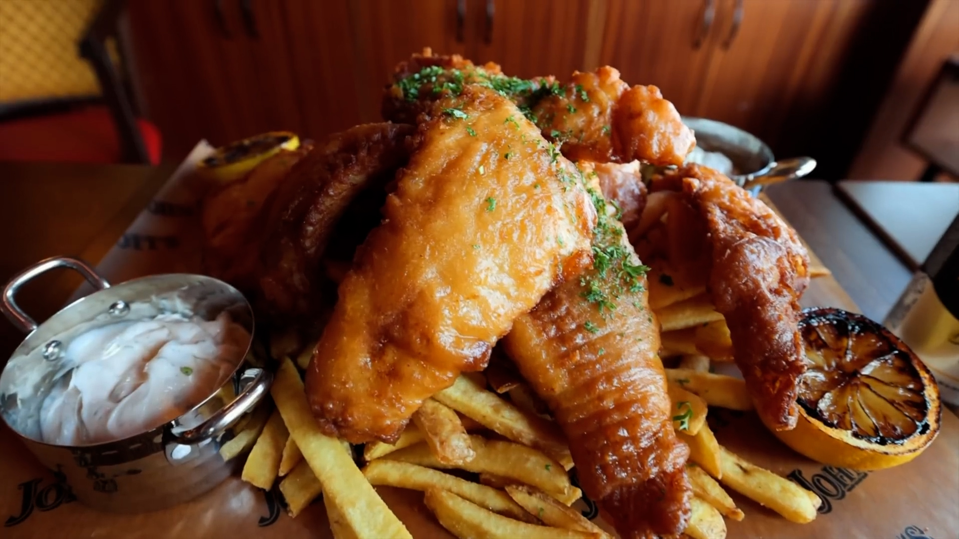 Woman tries to conquer Finland’s biggest fish and chips challenge alone