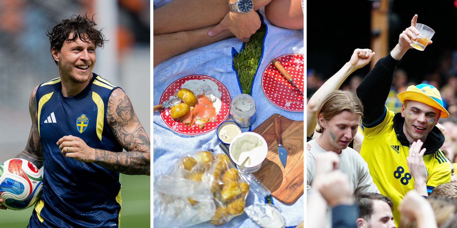 Sill och nubbe för svenska supportrar i USA: "Måste fira var man än är"