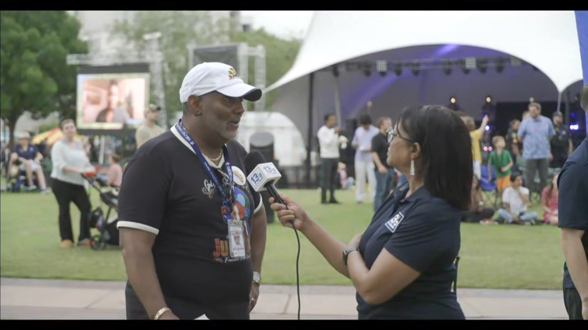 Juneteenth celebrations in Town Point Park during Sail250, Harborfest ...