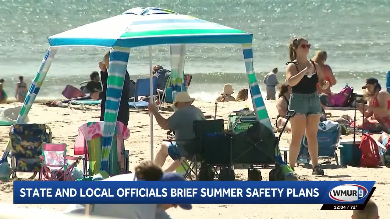 Officials urge people to stay safe at Hampton Beach during busy summer ...