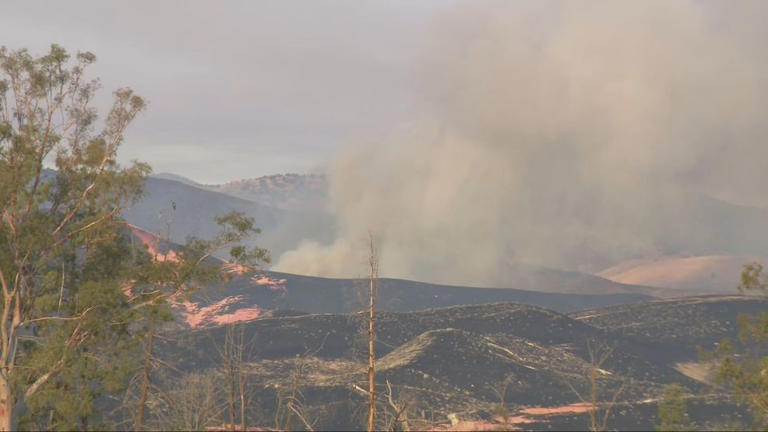 Evacuation orders and warnings issued as Lost Fire burns 7,800 acres ...