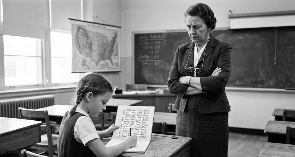 25 strict school rules kids once had to follow