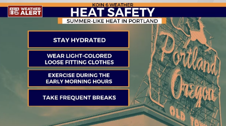 Extreme heat watch returns to Portland early next week