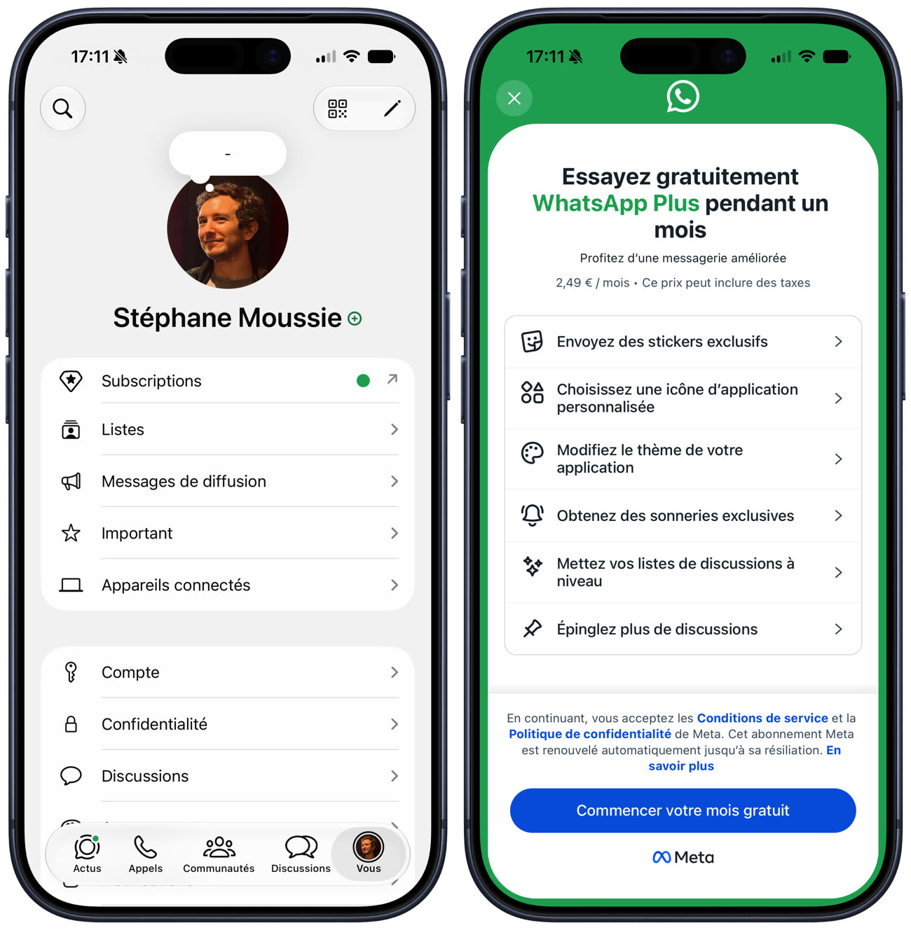 On a essayé WhatsApp Plus : que valent les avantages de l’abonnement à ...