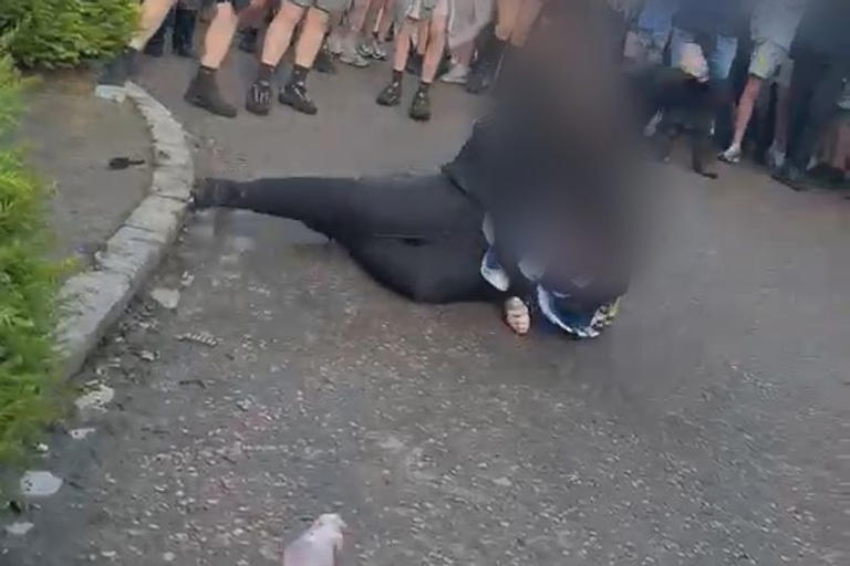 Footage shows fight at TRNSMT as huge crowd follow punch-up