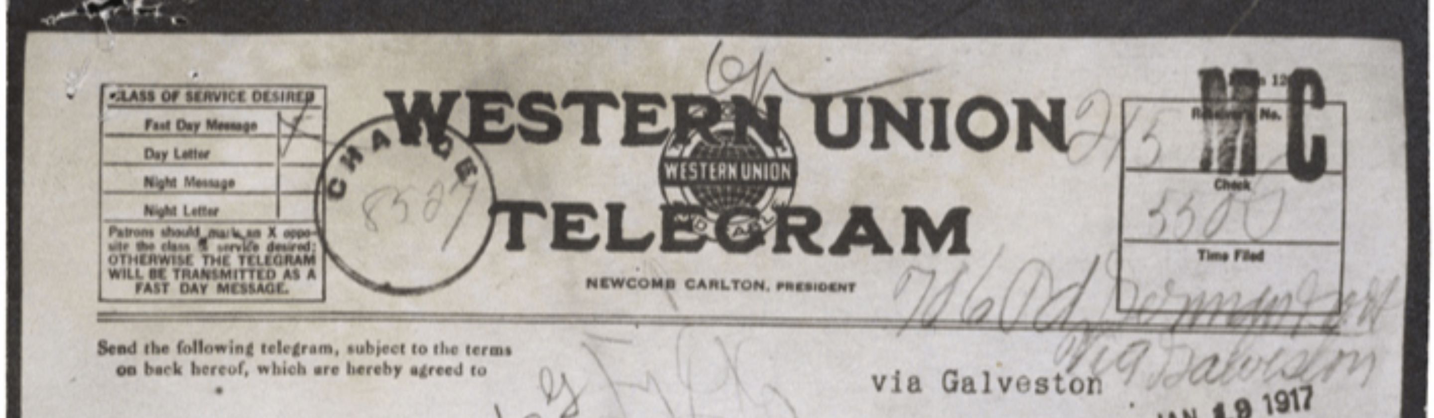 How a single telegram pushed America into World War I