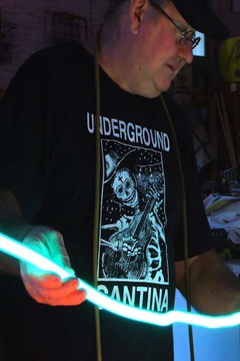 The Texas artist keeping neon signs alive