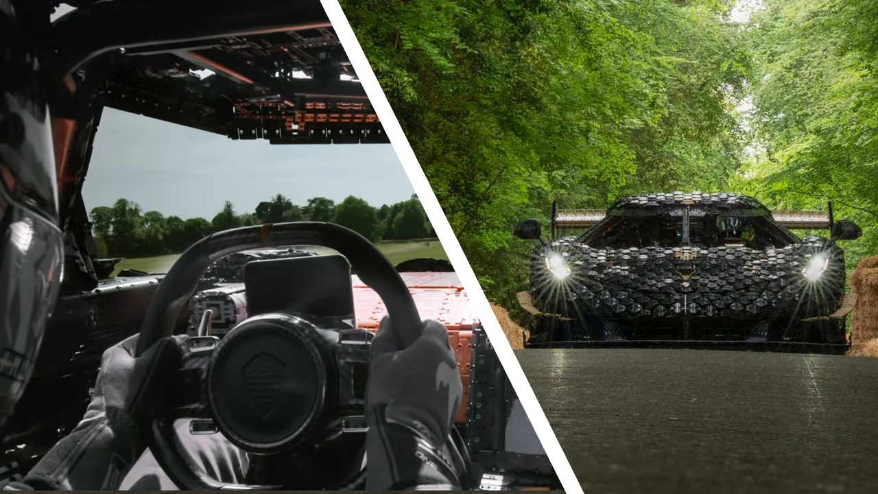This life-size Koenigsegg is the fastest drivable Lego car ever made