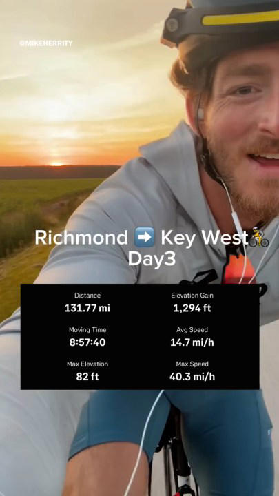 Mechanicsville teacher bikes more than 1,500 miles from Richmond to Key ...