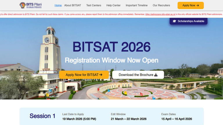 BITSAT 2026 seat allotment result out today, counselling process moves ...