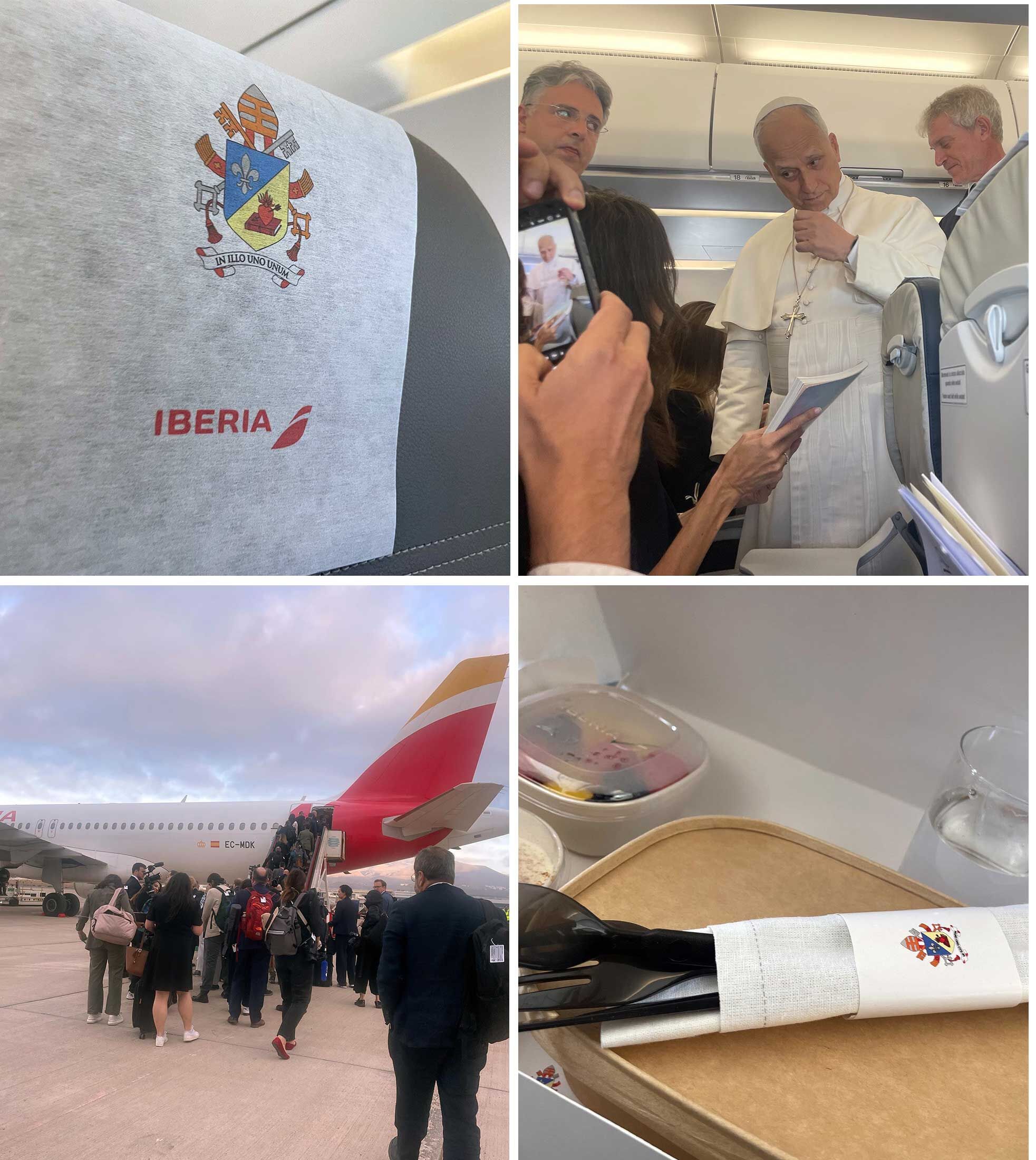 What it’s like to fly in the Pope’s press pool