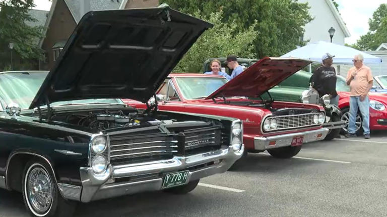 Classic car show brings family together for Father’s Day