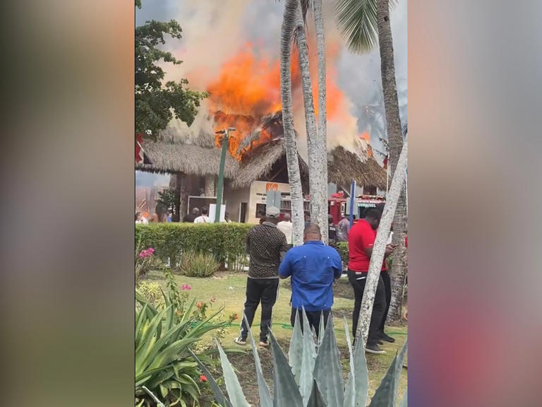 Tourist dead after massive fire breaks out at Dominican Republic resort ...
