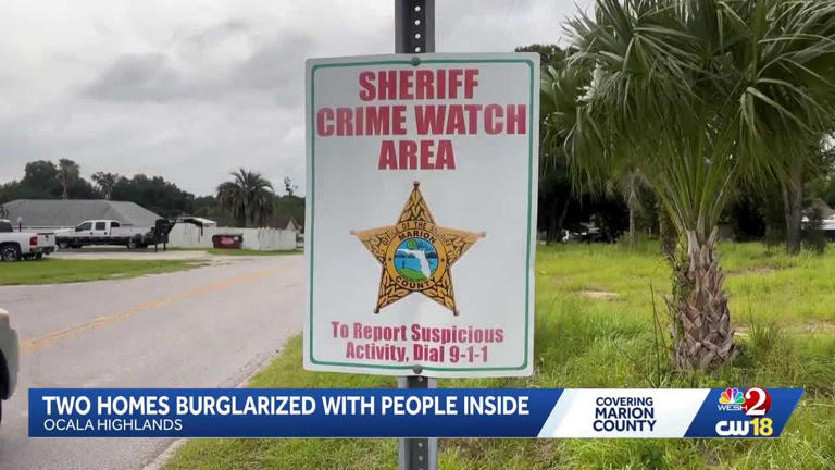 Two homes burglarized while people were home in Marion County