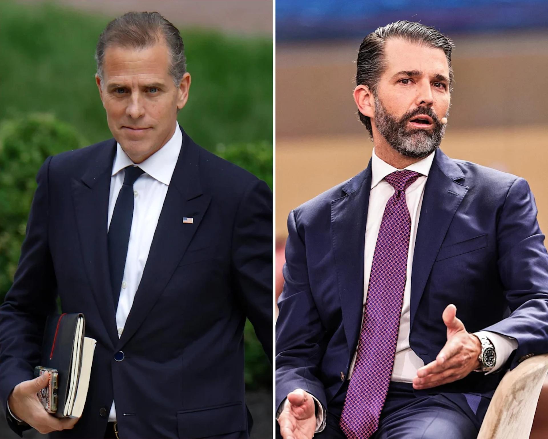 Hunter Biden challenges Donald Trump Jr. to cage fight, slams White ...