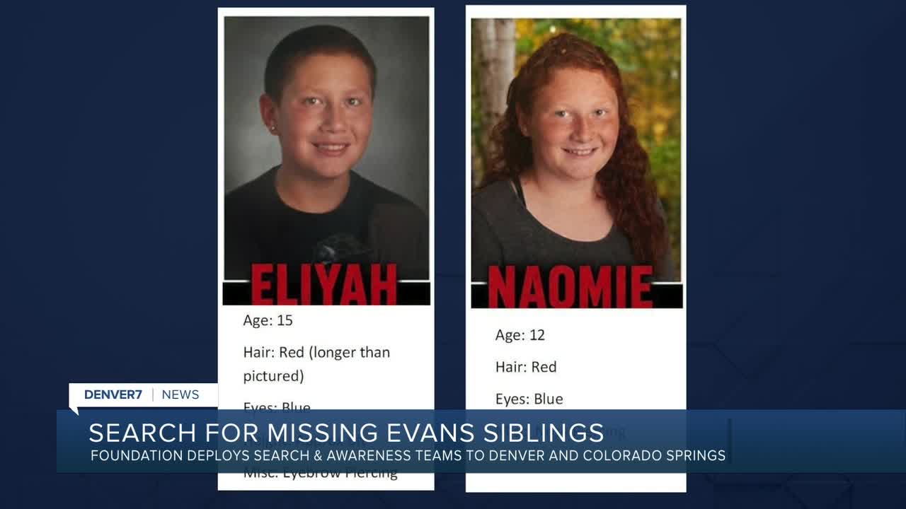 Search for missing Evans siblings expands