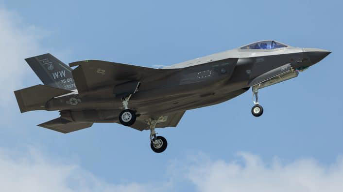 First F-35A wearing iconic Wild Weasel tail flash breaks cover on first ...